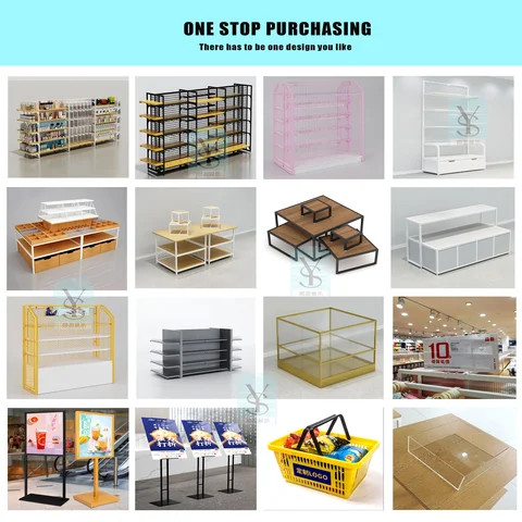 Buy Custom Fashion Retail Clothes Shop Display Stand Retail Metal ...