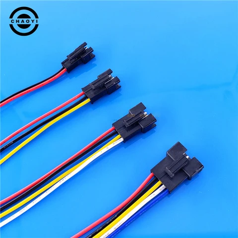 Buy Customized 2pin 3pin Male To Female Plug Jst Sm2.54m Connector With ...