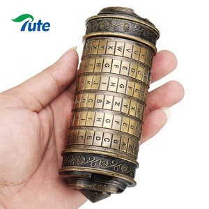 Buy Da Vinci Code Lock Cryptex Leonardo Gift Set For Birthday Wedding ...