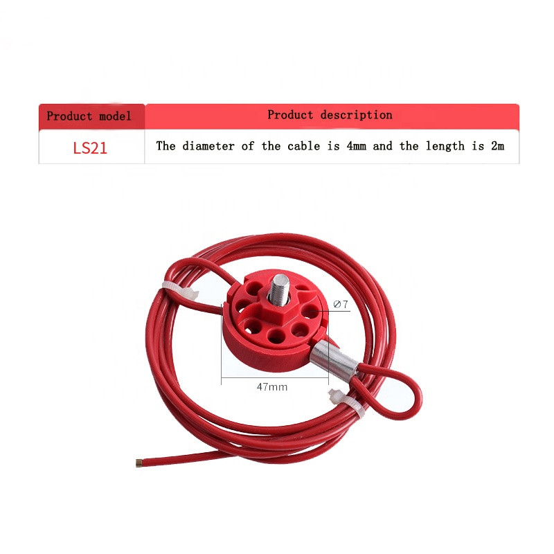 Buy Design Wire Cable Lockout,security Adjustable Safety Cable Wire ...