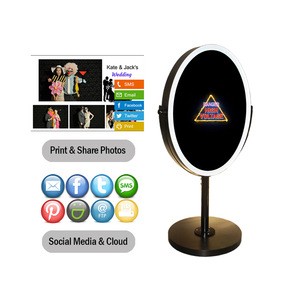 Buy Digital Oval Photo Booth Vending Machine With Camera And Printer ...