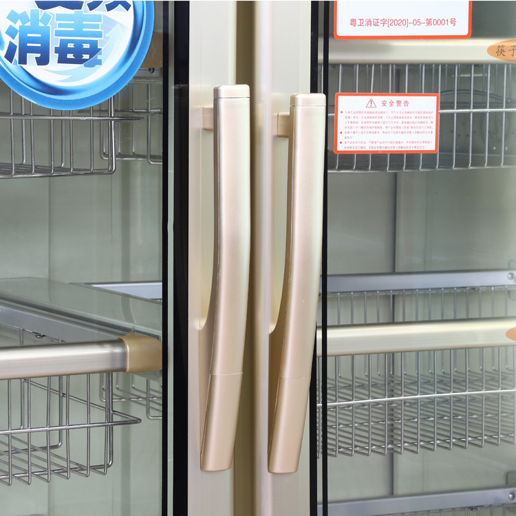 Buy Double Door Commercial Kitchen Tableware Disinfection Cabinet 970l ...