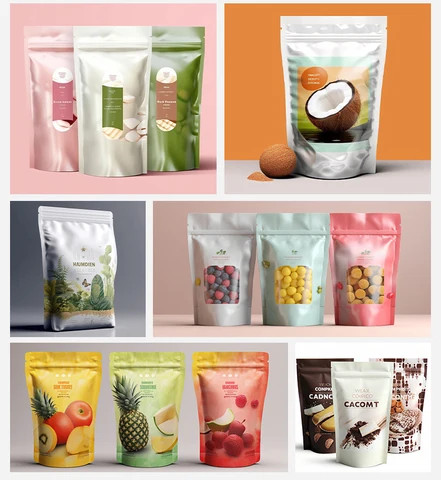 Buy Dry Food Snack Cashew Nuts Printed Doypack Smell Proof Stand Up ...