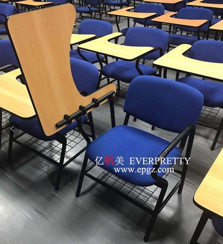 Buy Everpretty Writing Tablet Chair School Classroom Arm Chair For ...