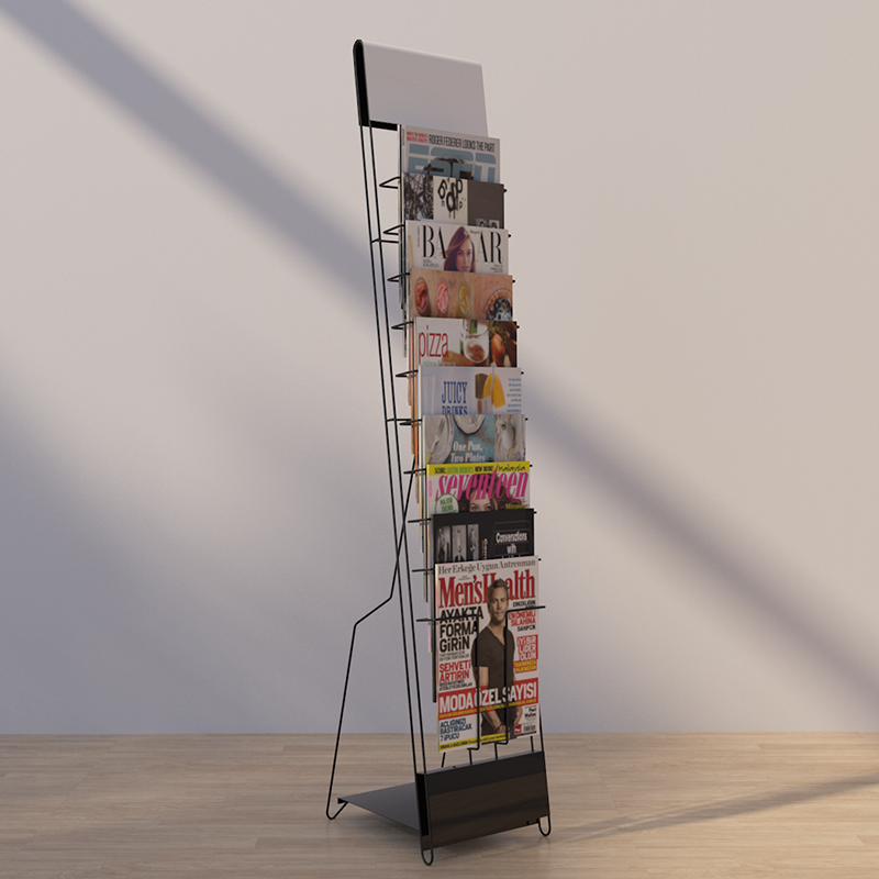 Buy Flooring Office Magazine Display Stand Newspaper Display Rack ...