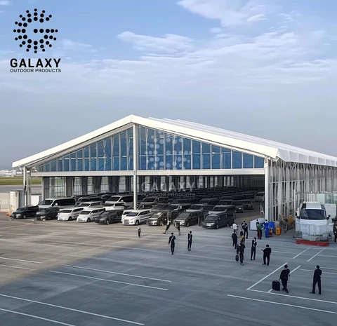 Buy Galaxy 2 Story Event Tent With Car Storage Blow Up 20x30 Commercial ...