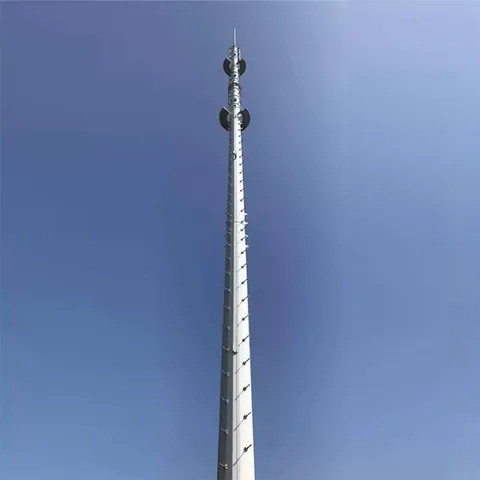 Buy Galvanized Carroway 30m Telecom Wireless Communication Monopole ...