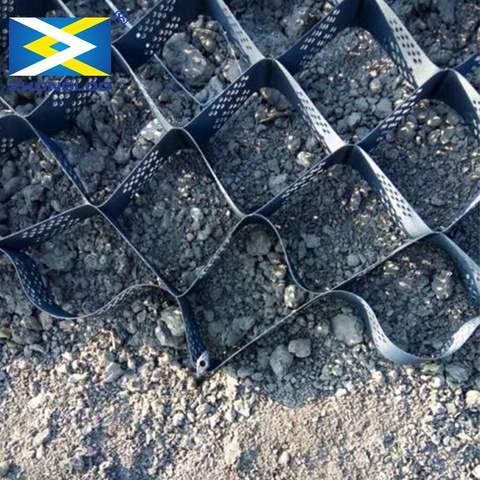 Buy Gravel Grid Roll Plastic Geocell Pavement For Soil Stabilizer from ...