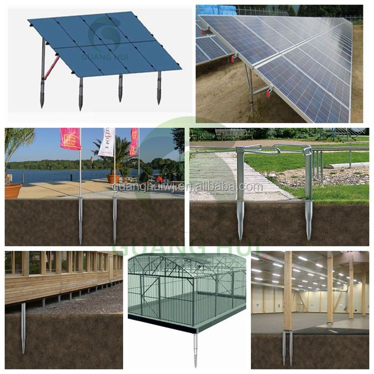 Buy Ground Screw Solar Post Anchor, Krinner Ground Screws Anchor With ...