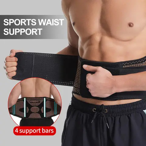 Buy High Elastic Adjustable Gym Weightlifting Waist Belt Sport Fitness ...