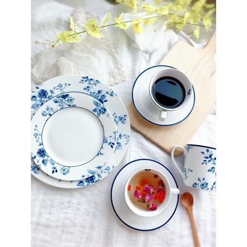 Buy High Quality Blue Flower Dinnerware Set Ceramic Plates Bowls Mugs ...