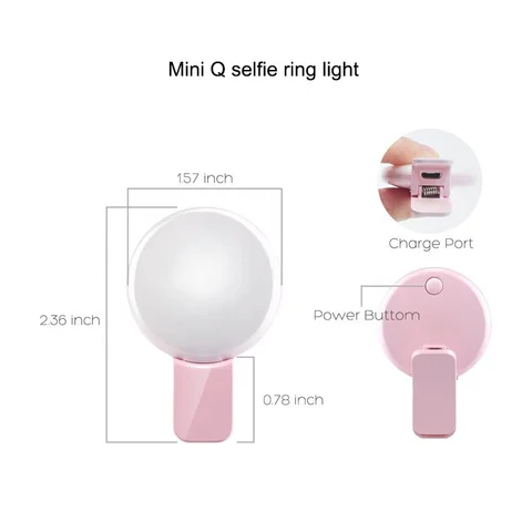Buy Hot Sale Portable Mini Mobile Phone Ring Light Adjustable ...