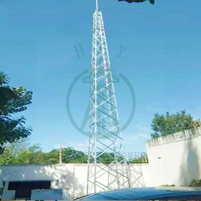 Buy Hty Factory Oem Steel Structure 4 Leg Angle Lattice Steel Lightning ...