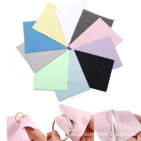 Buy Jewelry Polishing Cleaning Cloth For Rings/necklace Microfiber ...