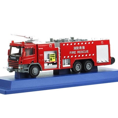 Buy Kaidiwei Fire Fighting Truck Die Cast Model 1:50 Die Cast Alloy ...