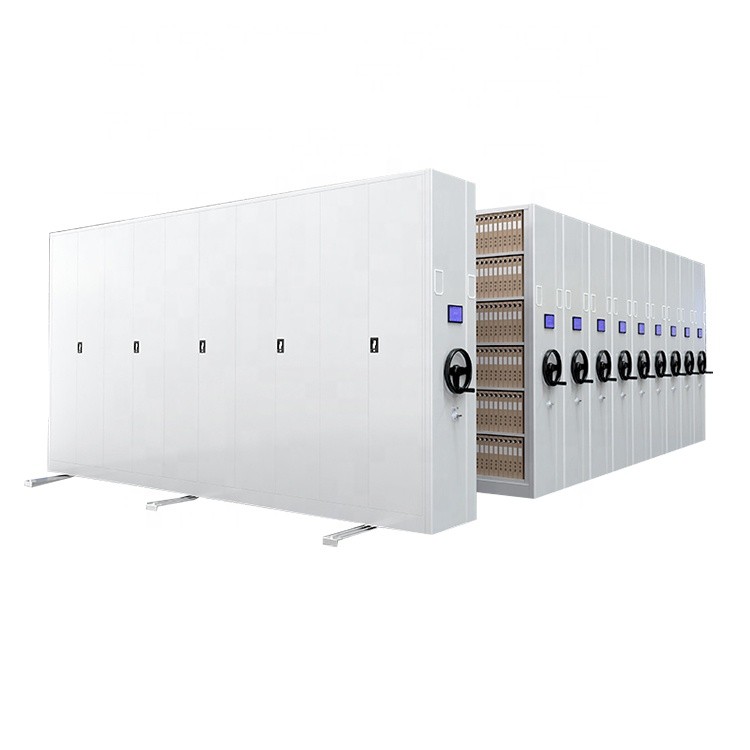 Buy Library Sliding Cabinet Metal Movable Compact Filing Shelving/file ...