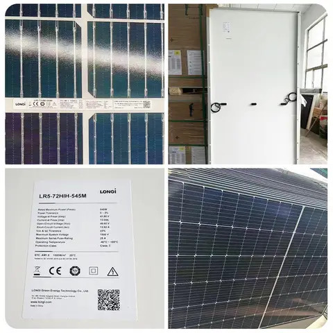 Buy Longi 590w Hi-mo7 Solar Panel Bifacial 565w 570w 575w 580w 585w 590 ...