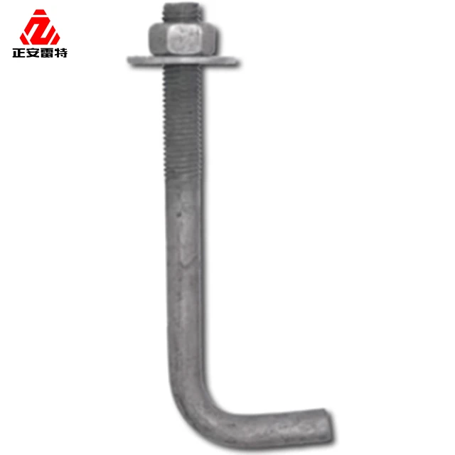 Buy M16*600 Hdz L Type Grounding Anchor Bolts Longer Life Foundation ...