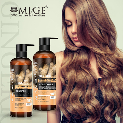 Buy Mige Hair Care, Ginger Hair Shampoo / Conditioner, Anti-hair Fall & Renewal,k31/k32 from ...