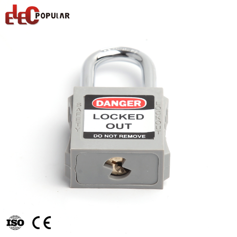 Buy New Types Steel Metal Shackle Abs Lock Body Plastic Safety Padlock ...
