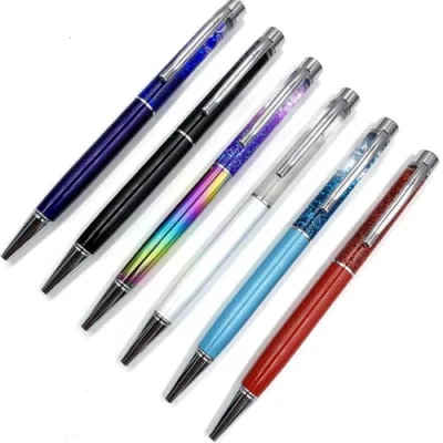 Buy Pen Bling Pen Metal Ballpoint Pens Fine Black Ink Office Supplies ...