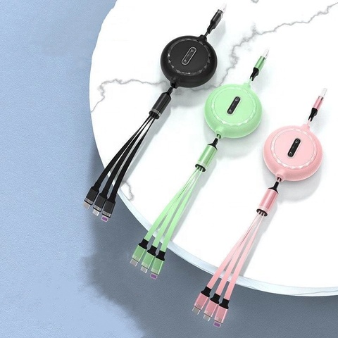 Buy Quality 3 In 1 Fast Charger Cable Line Mobile Data Type C Cable ...