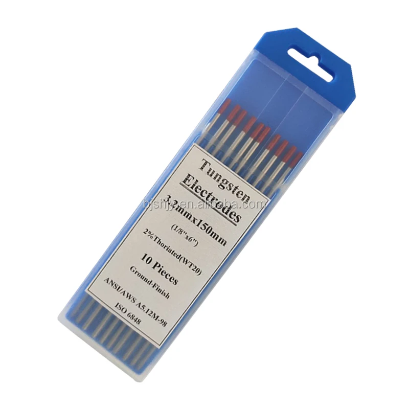 Buy Red Tip Wt20 Tig Welding 2% Thoriated 1/8" X 7" Tungsten Electrode ...