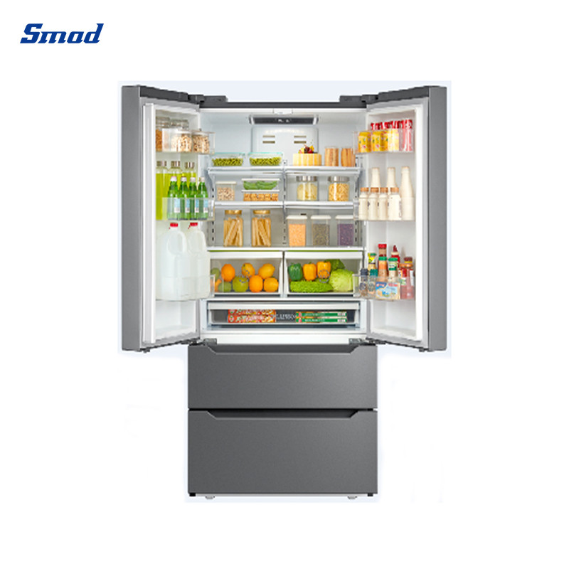 Buy Smad French Door Fridge E-star Bottom Freezer Compressor ...