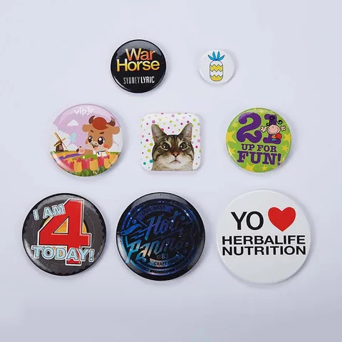 Buy Tinplate Badge Printing Cartoon Animation Logo Metal Nameplate from ...