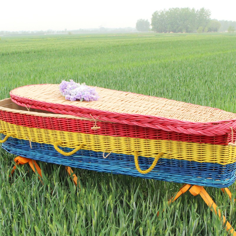 Buy Traditional Funeral Handmade Willow Natural Coffin Eco-friendly ...