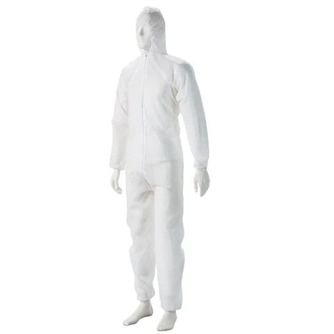 Buy Type 5 6 Disposable Ppe Safety Pp Microporous Nonwoven Clothing ...