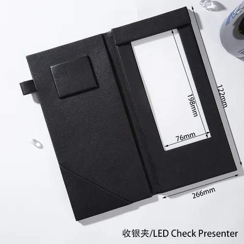 Buy Unique Design Led Restaurant Check Presenter Illuminated Check Book ...