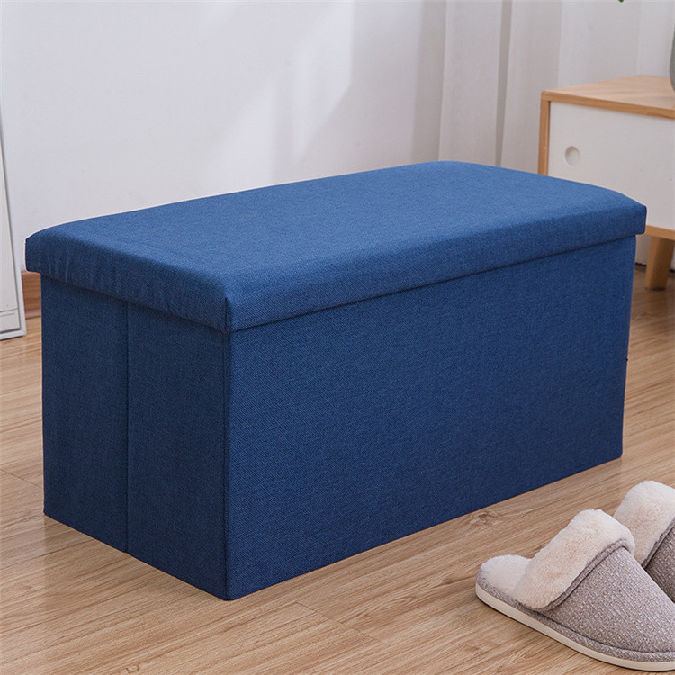 Buy Unique Design Unique Stool Fabric Soft Square Footstool Ottoman ...