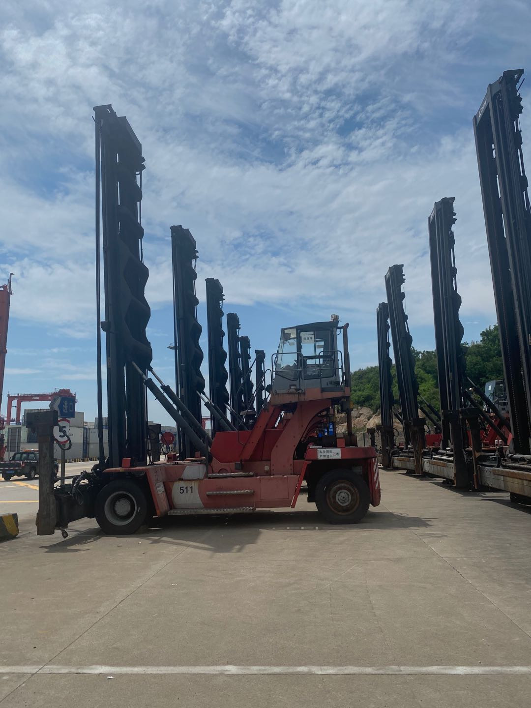 Buy Used Kalmar Empty Container Handler Sideloader Material Handling ...