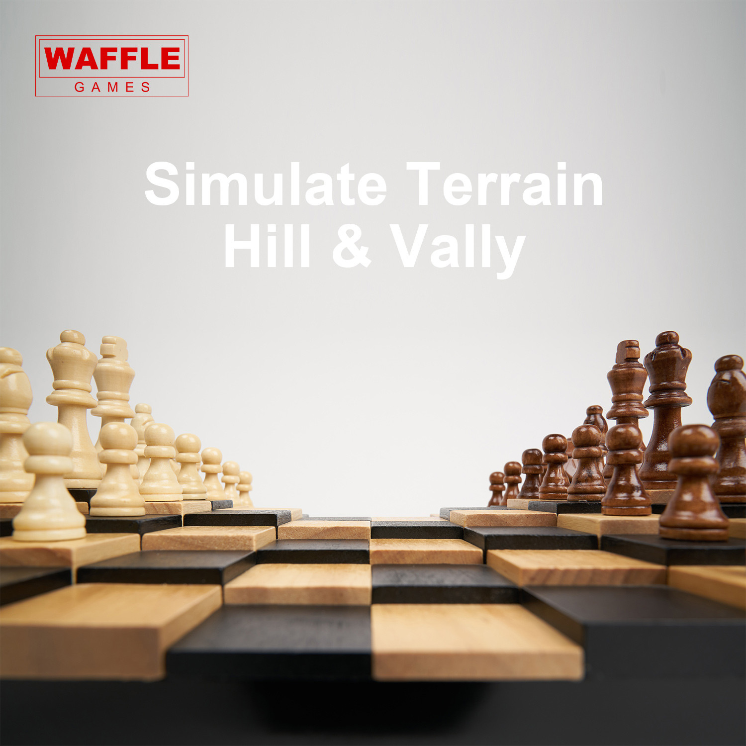 Buy Waffle Premium 3d Chess Board Chess Game With Hand Crafted Chessmen ...