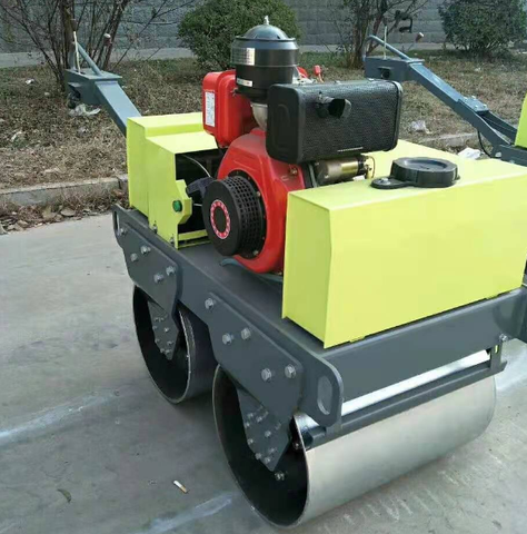Buy Walk Behind Mini Road Roller Compactor Double Drum Roller from BFD ...
