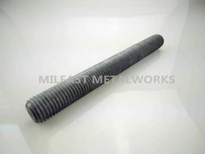 Buy Zinc Plated Threaded Rod Astm A193 from Ningbo Beilun MILFAST ...