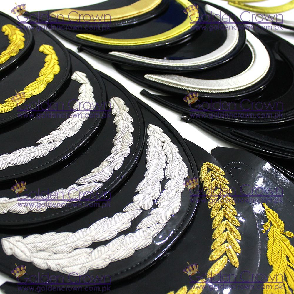 Buy Hand Embroidered Peak, Hand Embroidery Peak Supplier from Golden ...