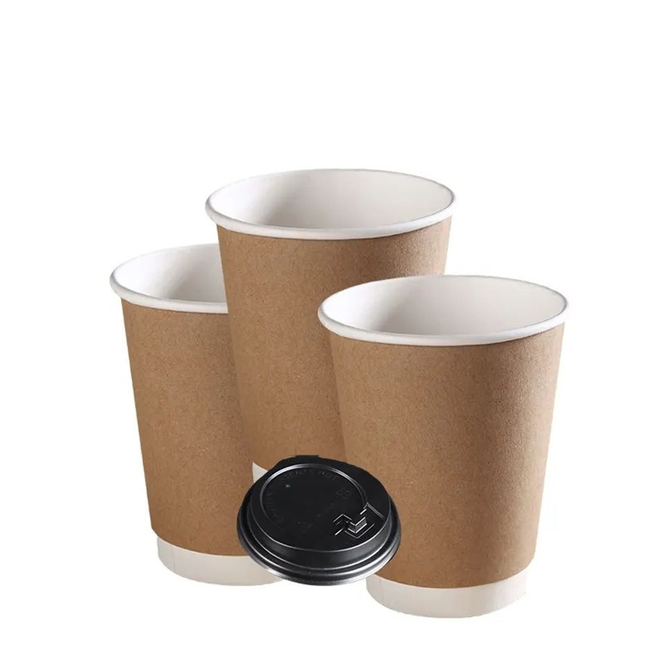 Buy Wholesale Vasos Desechables Plain White Double Wall Food Grade ...