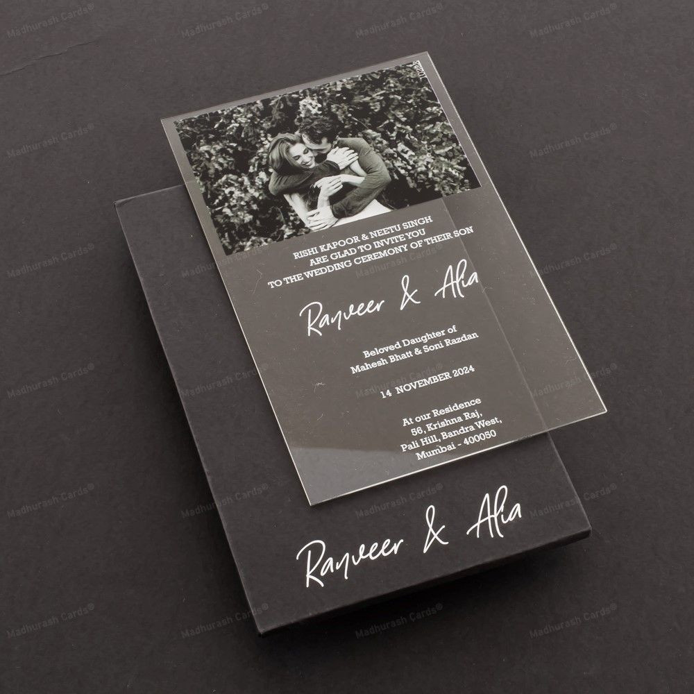 Buy Couple Image Invitation Card Awi-10222 from Madhurash Cards, India ...