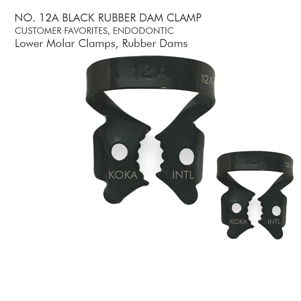 Buy Dental Rubber Dam Clamps Endodontic Restorative Barrier Clips Frame ...