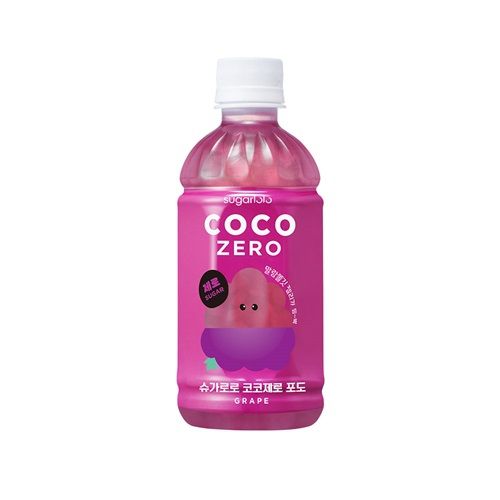 Buy Sugarlolo Coco Zero Grape 340ml from GN KOREA, South Korea ...