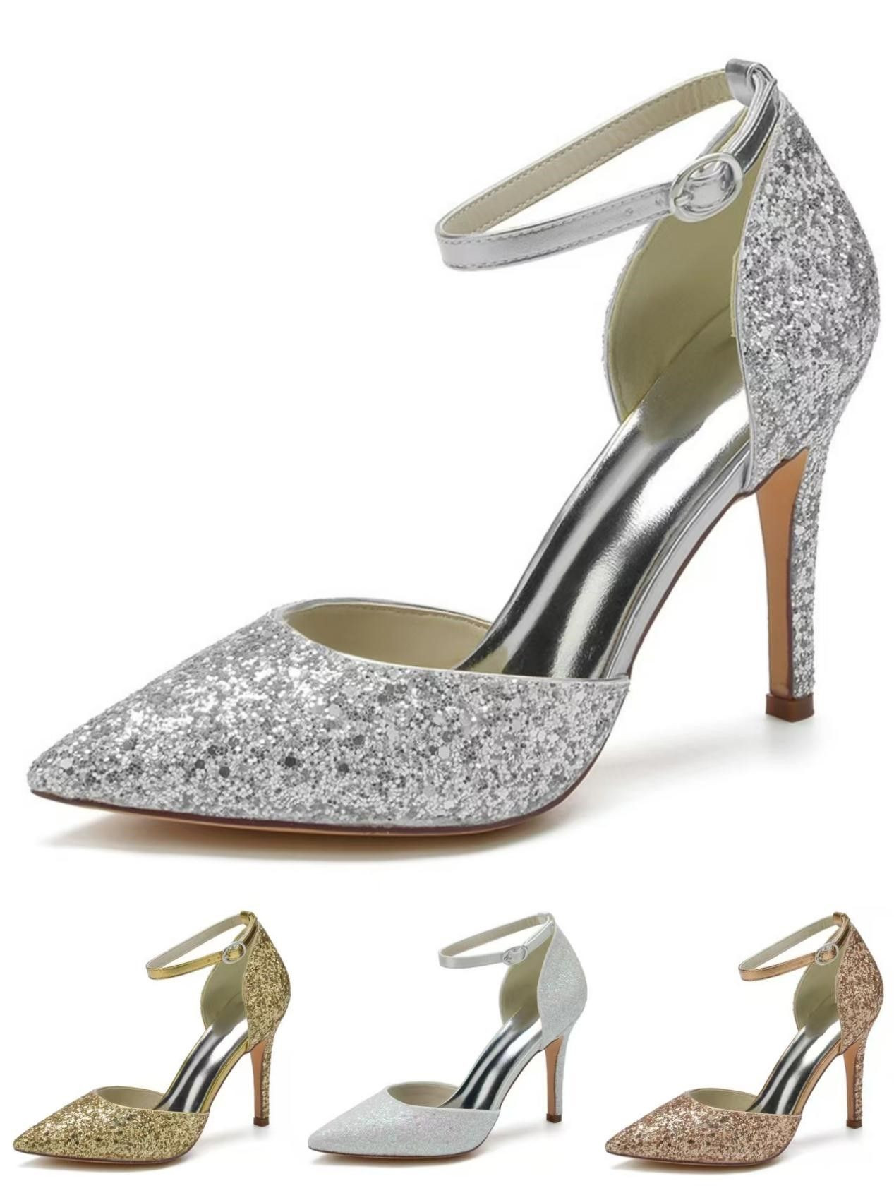 Buy Glitter Heels from Huizhou Mai Luo shoes Co., Ltd, China | Tradewheel.com