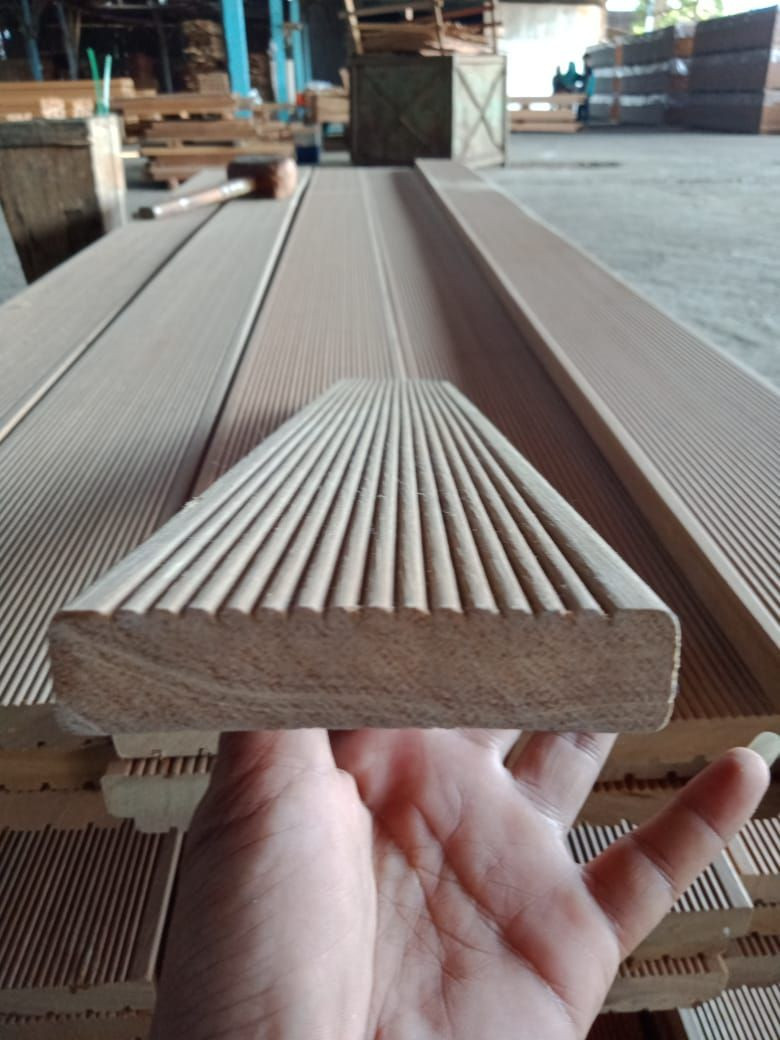 Buy Bangkirai Yellow Balau Decking 19x90 Mm from PT Karya Mina Putra ...
