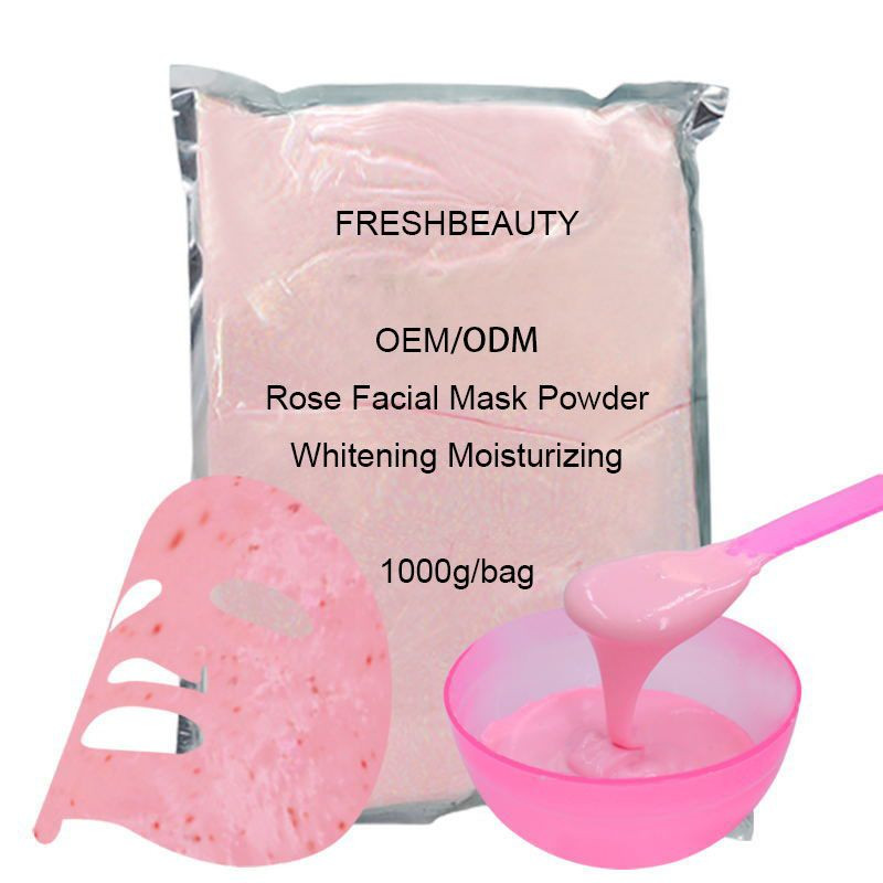 Buy Private Label Whitening And Moisturizing Rose Facial Mask Powder ...