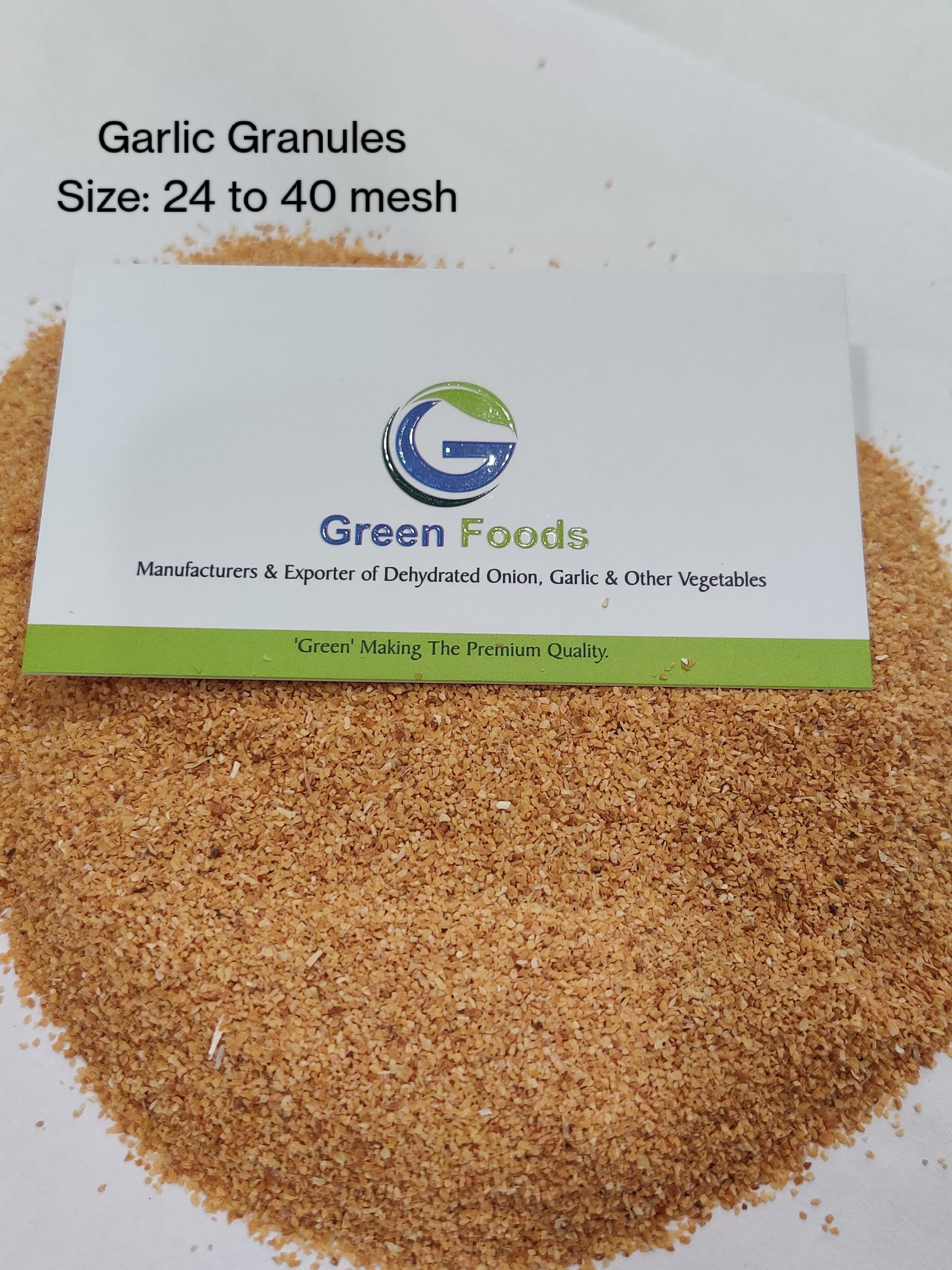 Buy Garlic Granules from GREEN FOODS INDIA, India | Tradewheel.com