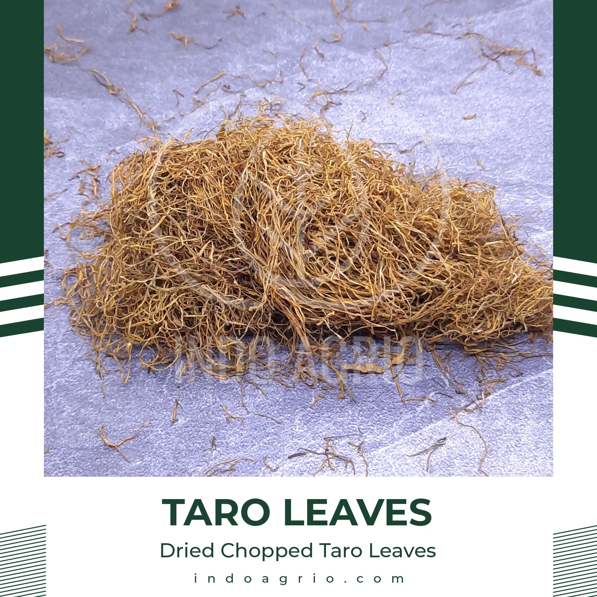 Buy Dried Taro Leaves - Chopped Single Cut Or Double Cut from PT Agro ...