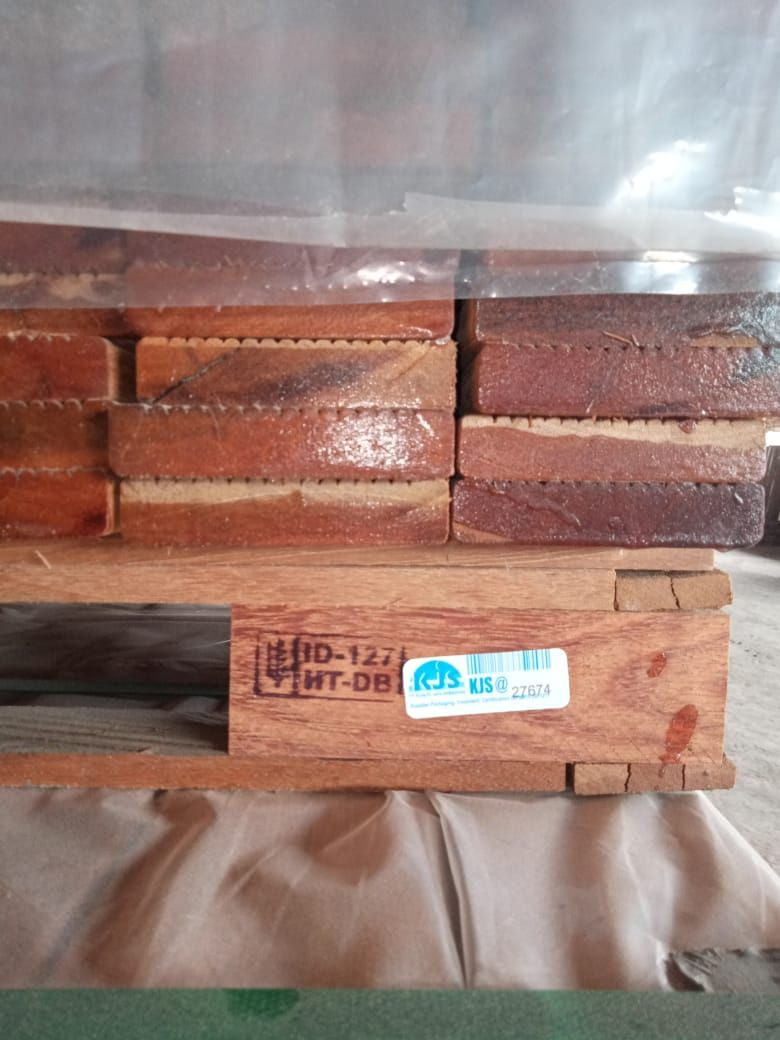 Buy Bangkirai Yellow Balau Decking 19x90 Mm from PT Karya Mina Putra ...