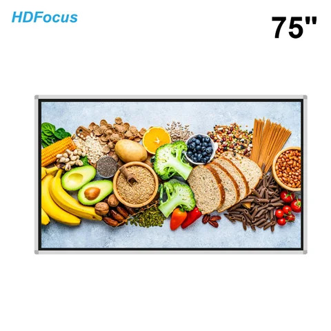 Buy 75 Inch Wall Mounted Touch Screen Monitor Open Frame Large Display ...