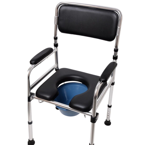Buy 7809aw Cheap Folding Bathroom Commode Chair With Potty For Elderly ...